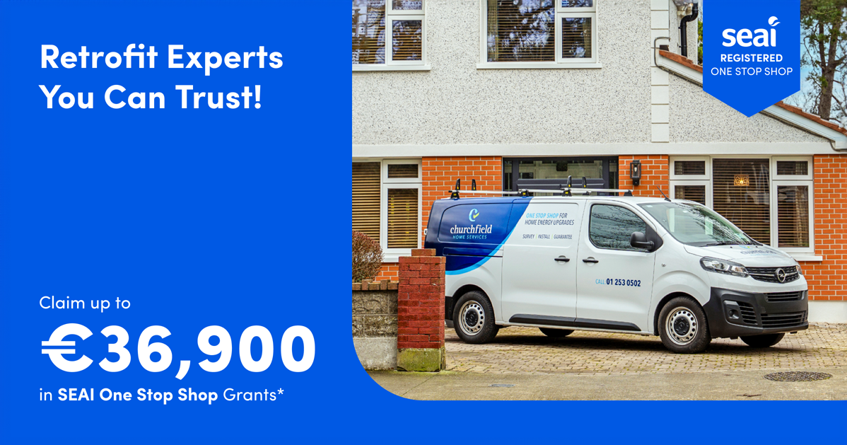 SEAI One Stop Shop For Home Energy Upgrades - €39,250 Grants